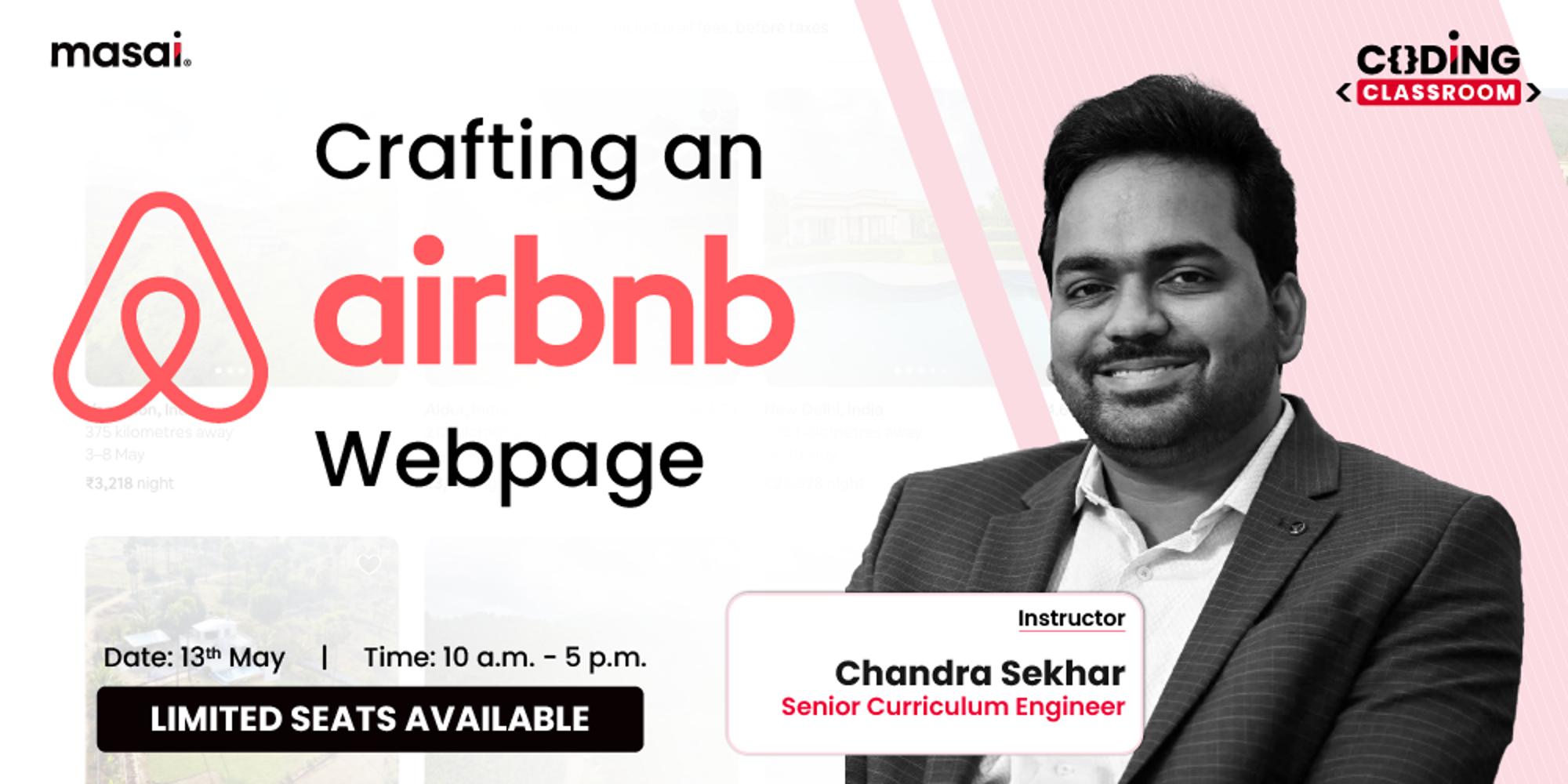 Crafting an Airbnb Webpage: The Coding Classroom · Zoom · Luma