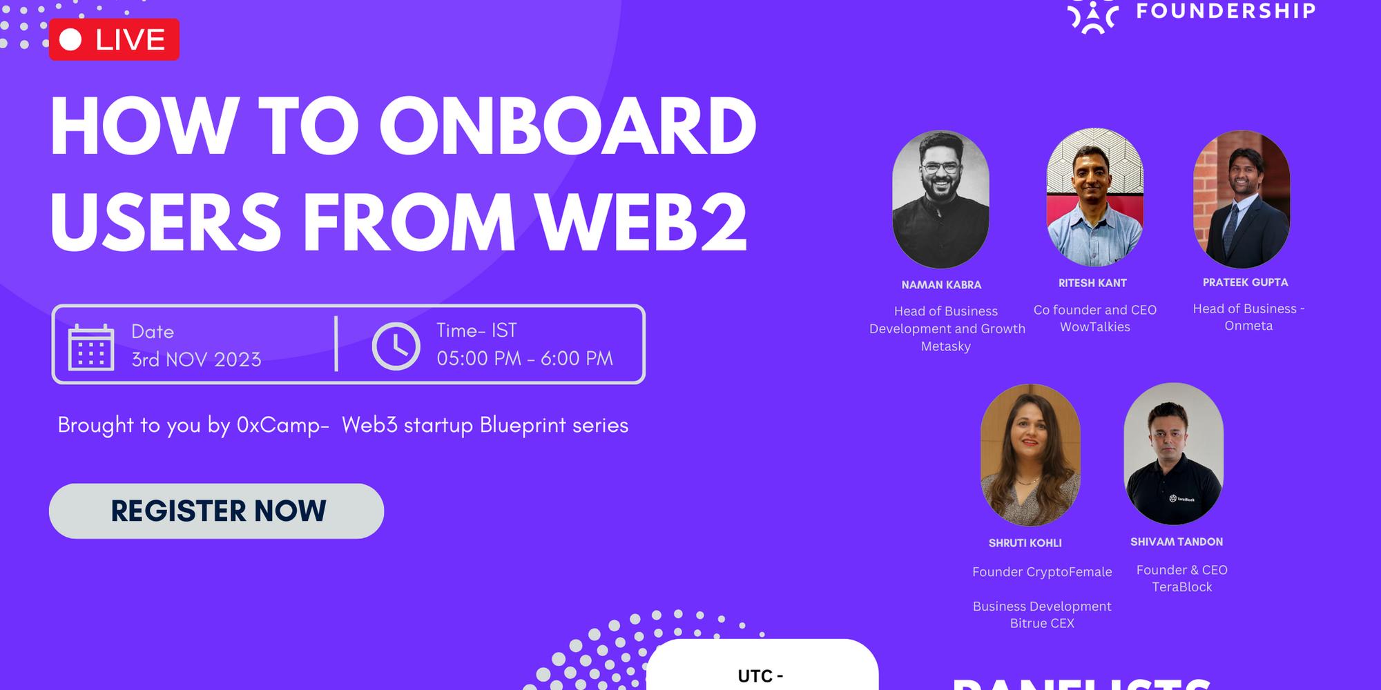 Web3 Startup Blueprint Series presented by 0xCamp · Luma