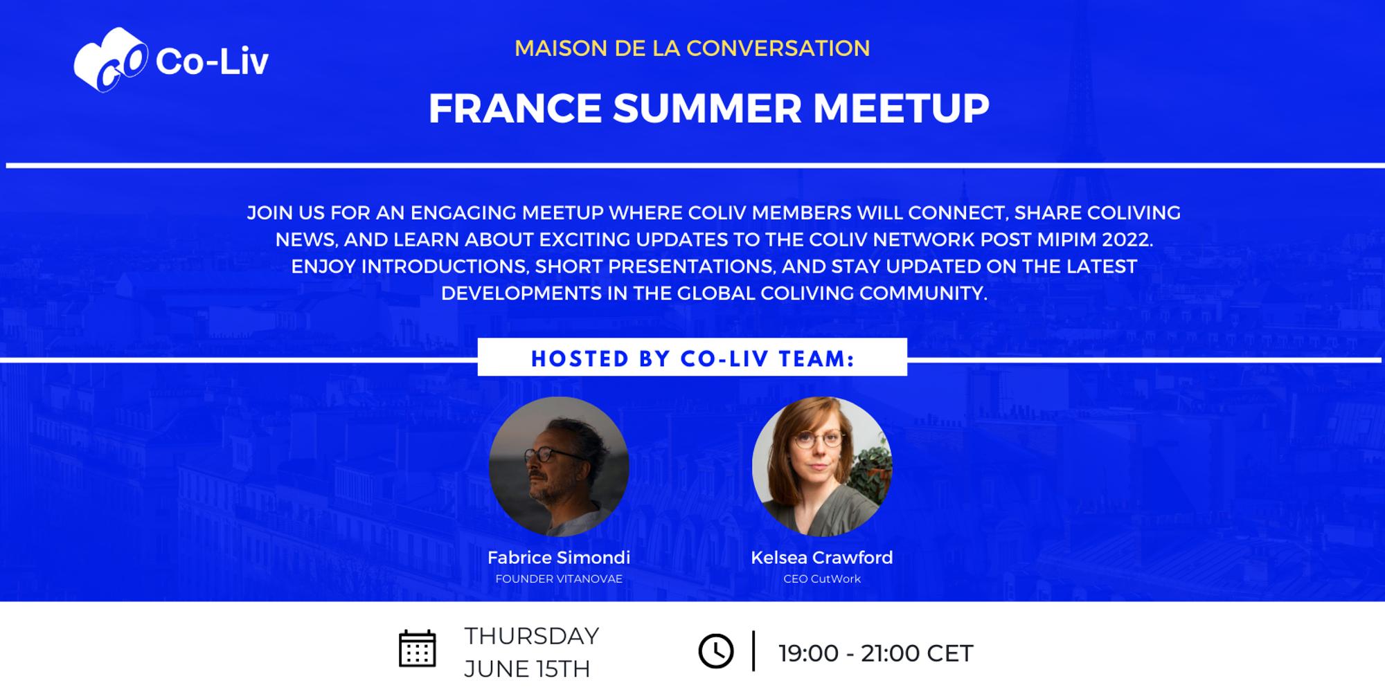 Coliv France Summer Meetup ☀️ · Luma
