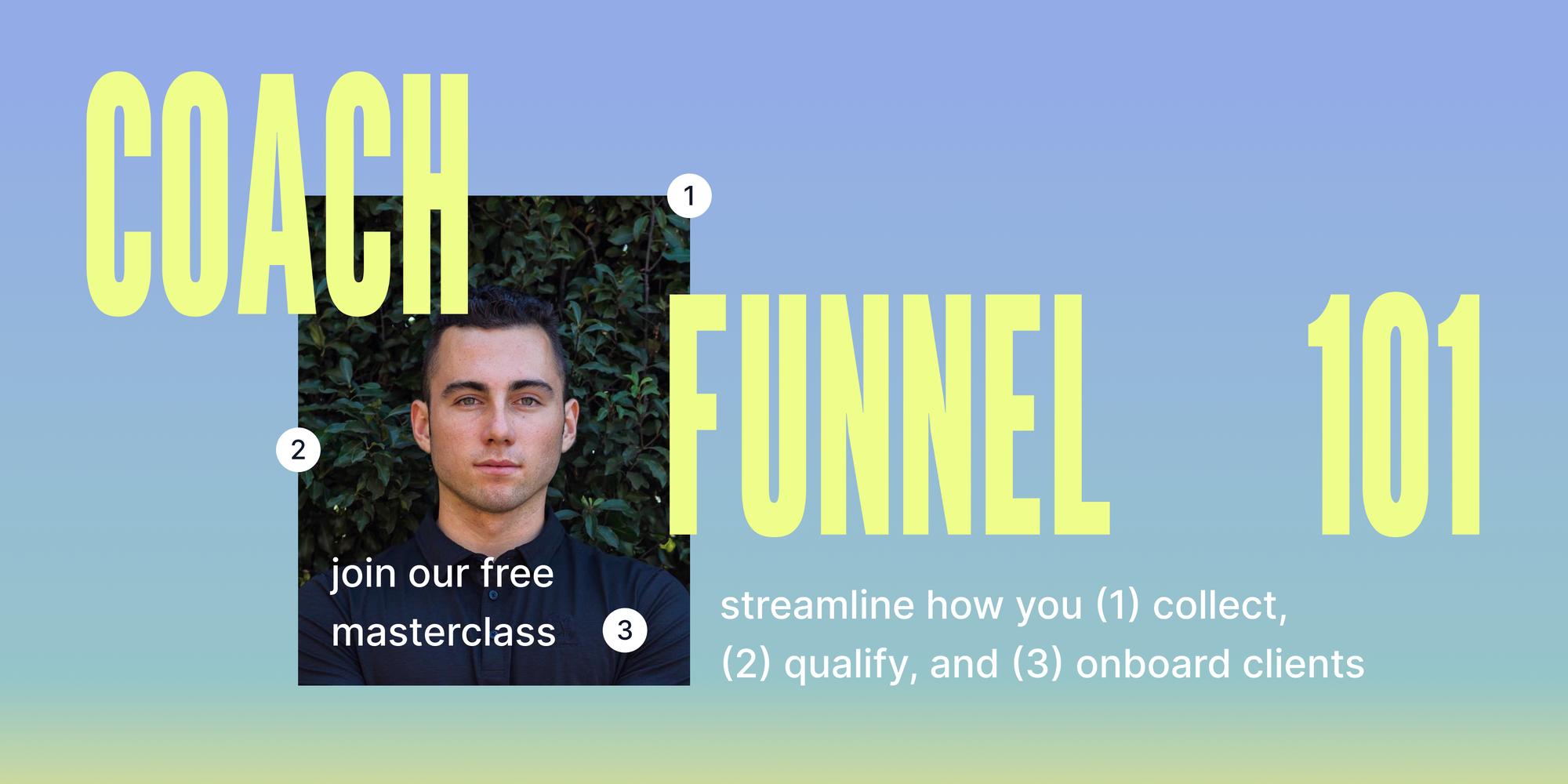 Coach Funnel 101 · Zoom · Luma