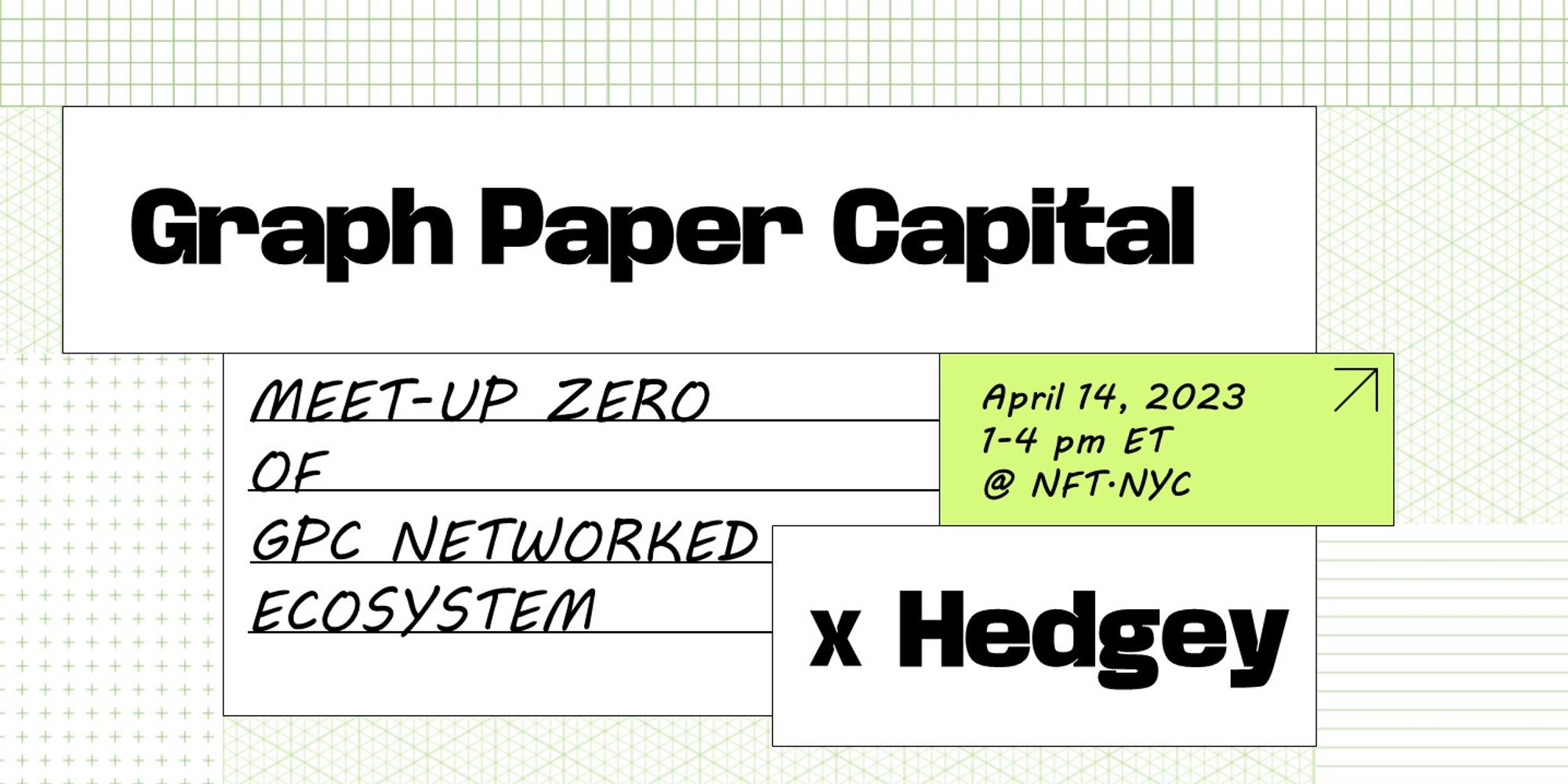 GPC Networked Ecosystem: Meet-up Zero · Luma
