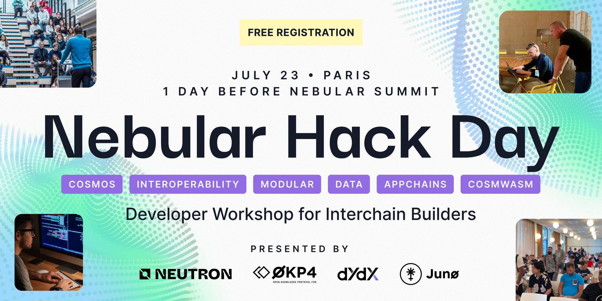 Nebular Hack Day - Learn to build on the Interchain · Luma