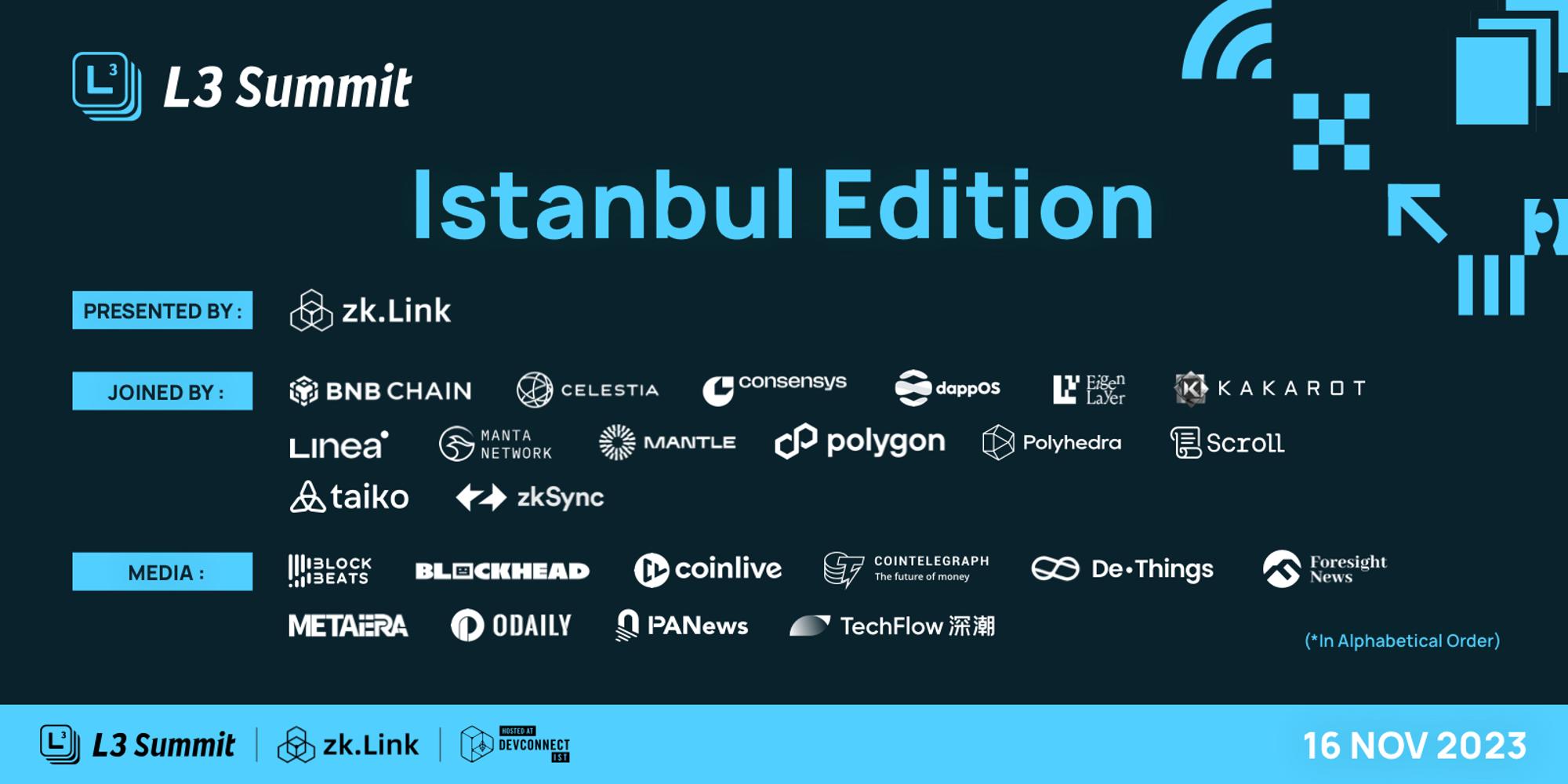 L3 Summit: Istanbul Edition · Luma