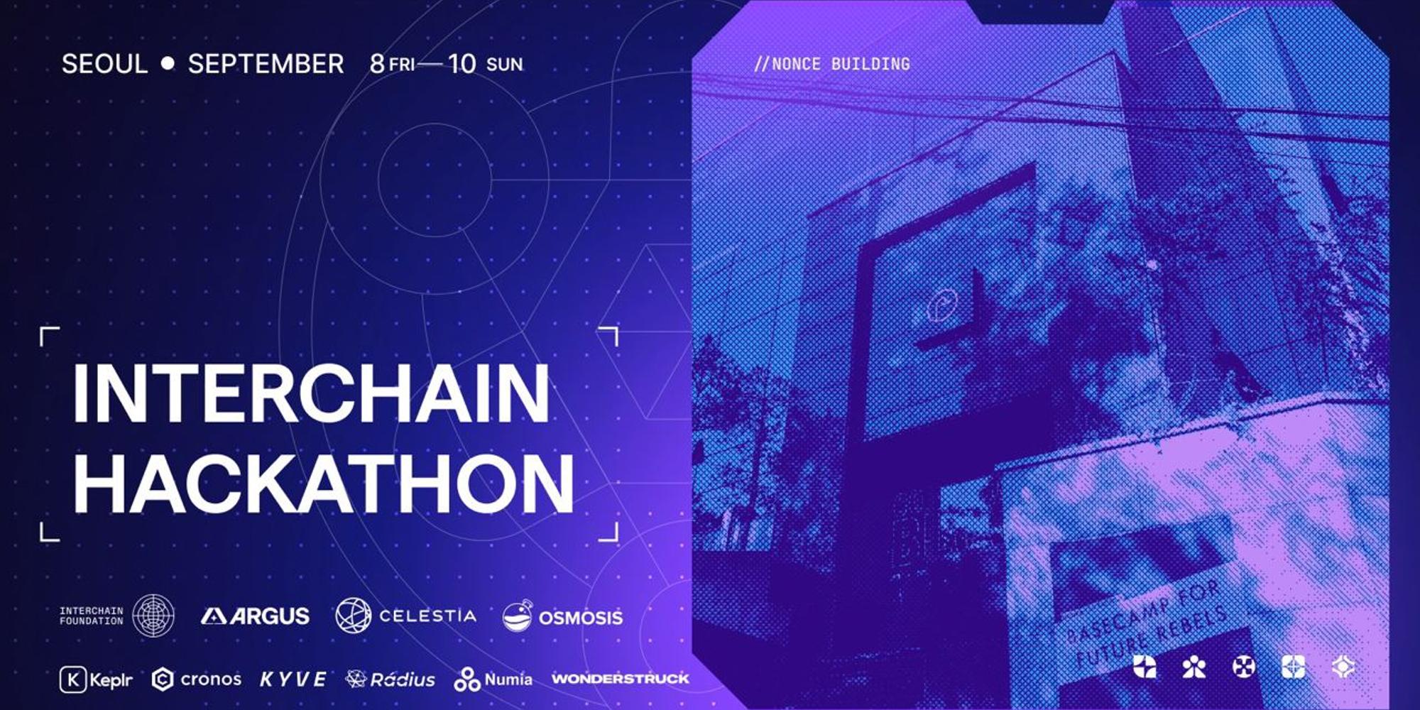INTERCHAIN HACKATHON · Luma