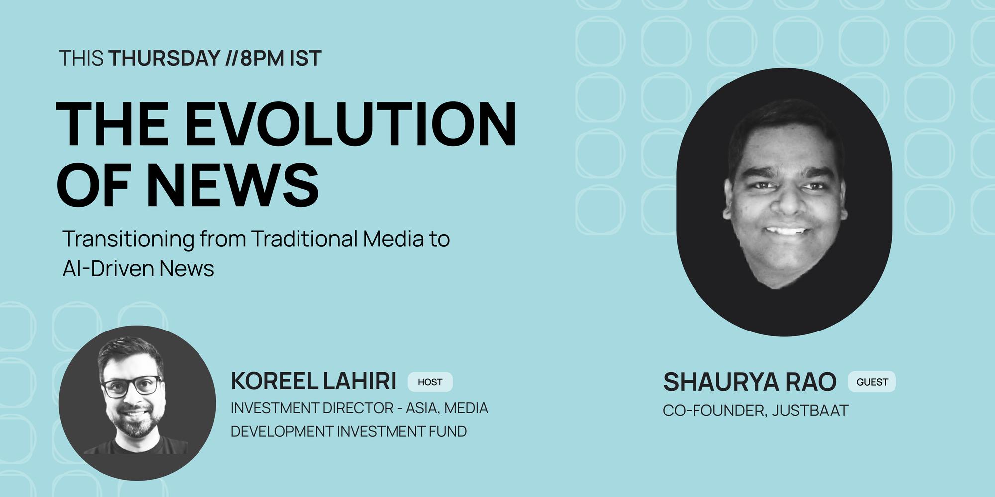 Evolution of News - Traditional Media to AI driven News · Luma