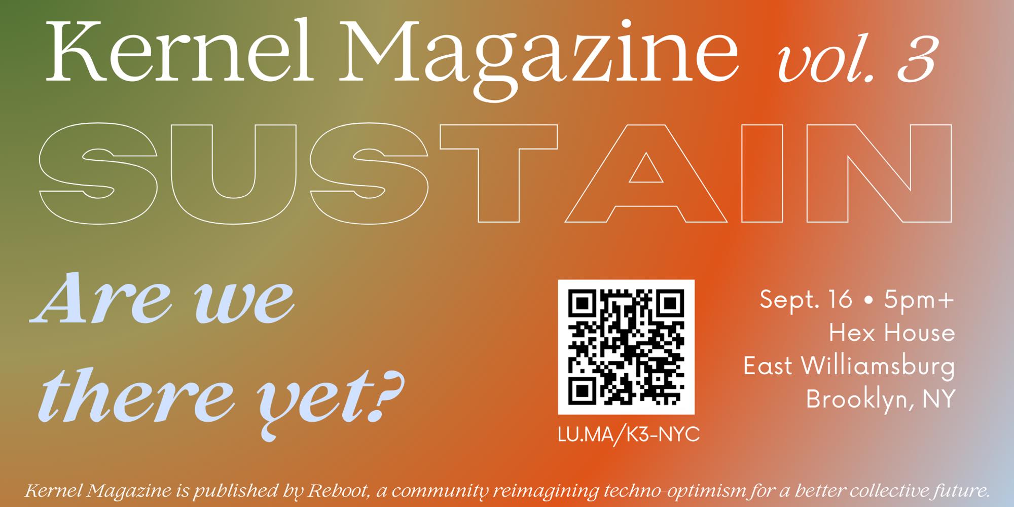 ⚡ Kernel Launch NYC! · Luma