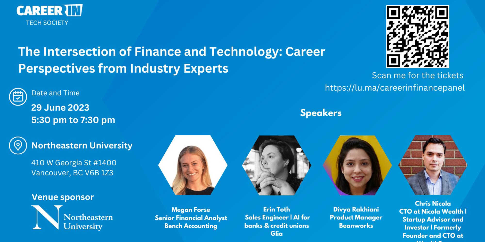 The Intersection of Finance and Technology: Career Perspectives from ...
