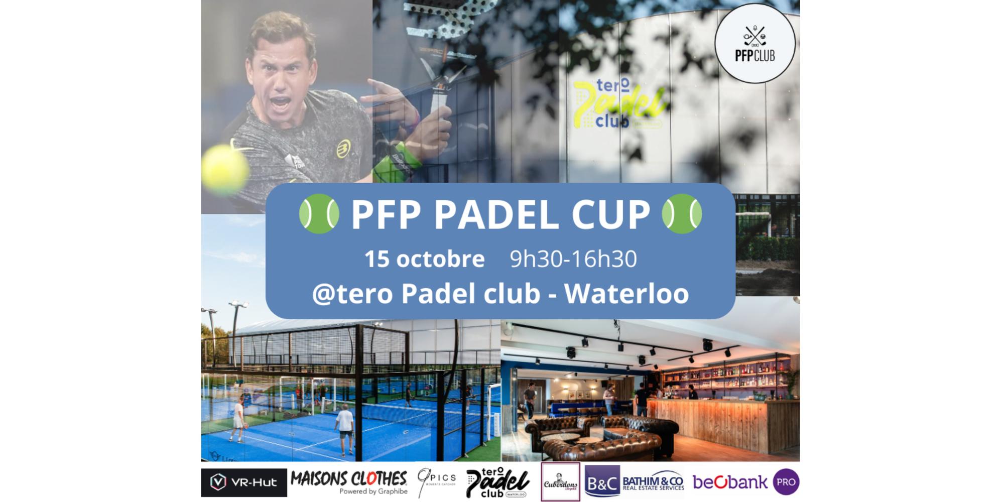 PFP PADEL CUP 2023 🎾 @Tero Padel Club Waterloo · Luma