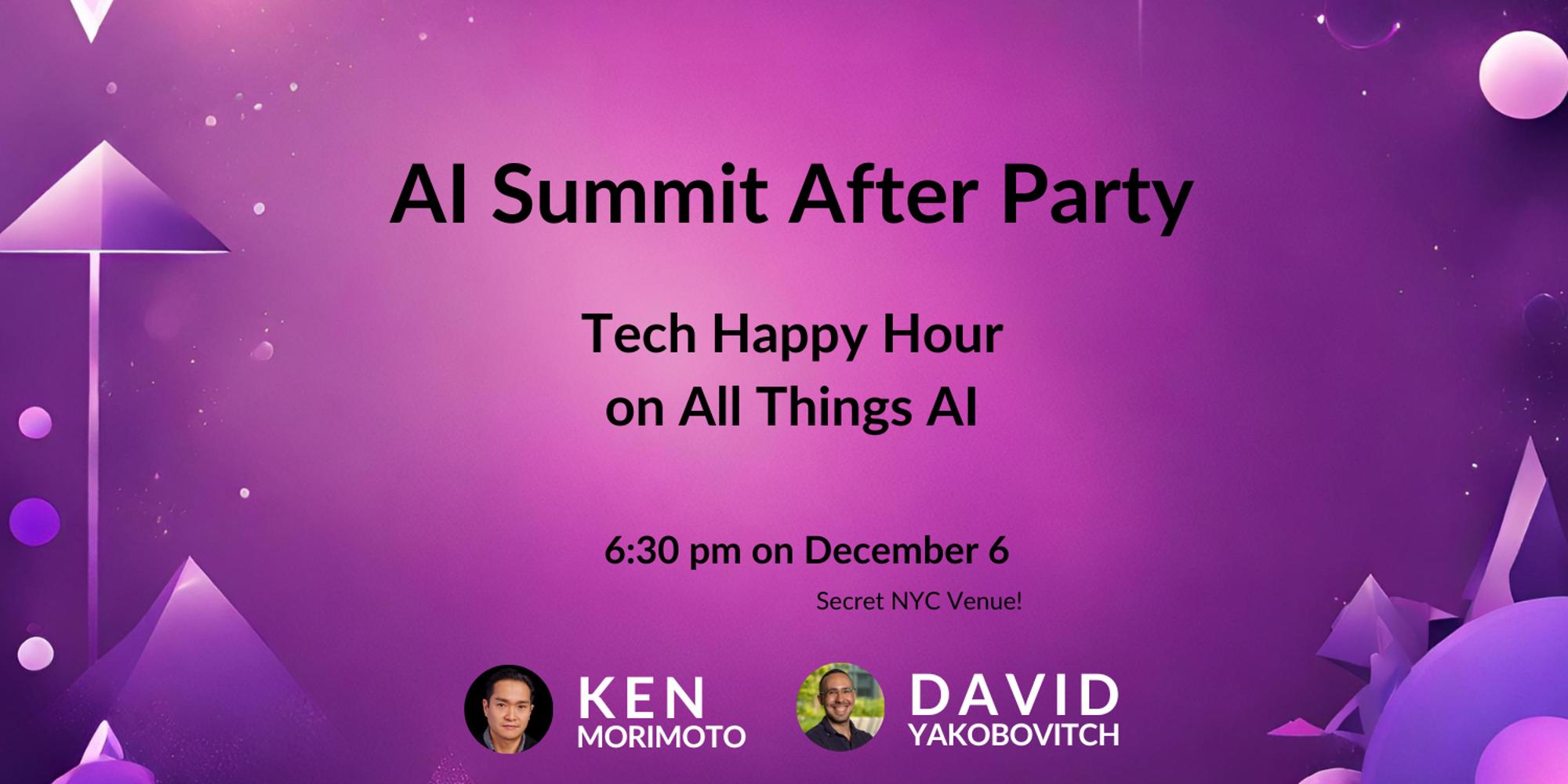 AI Summit After Party (Happy Hour) · Luma