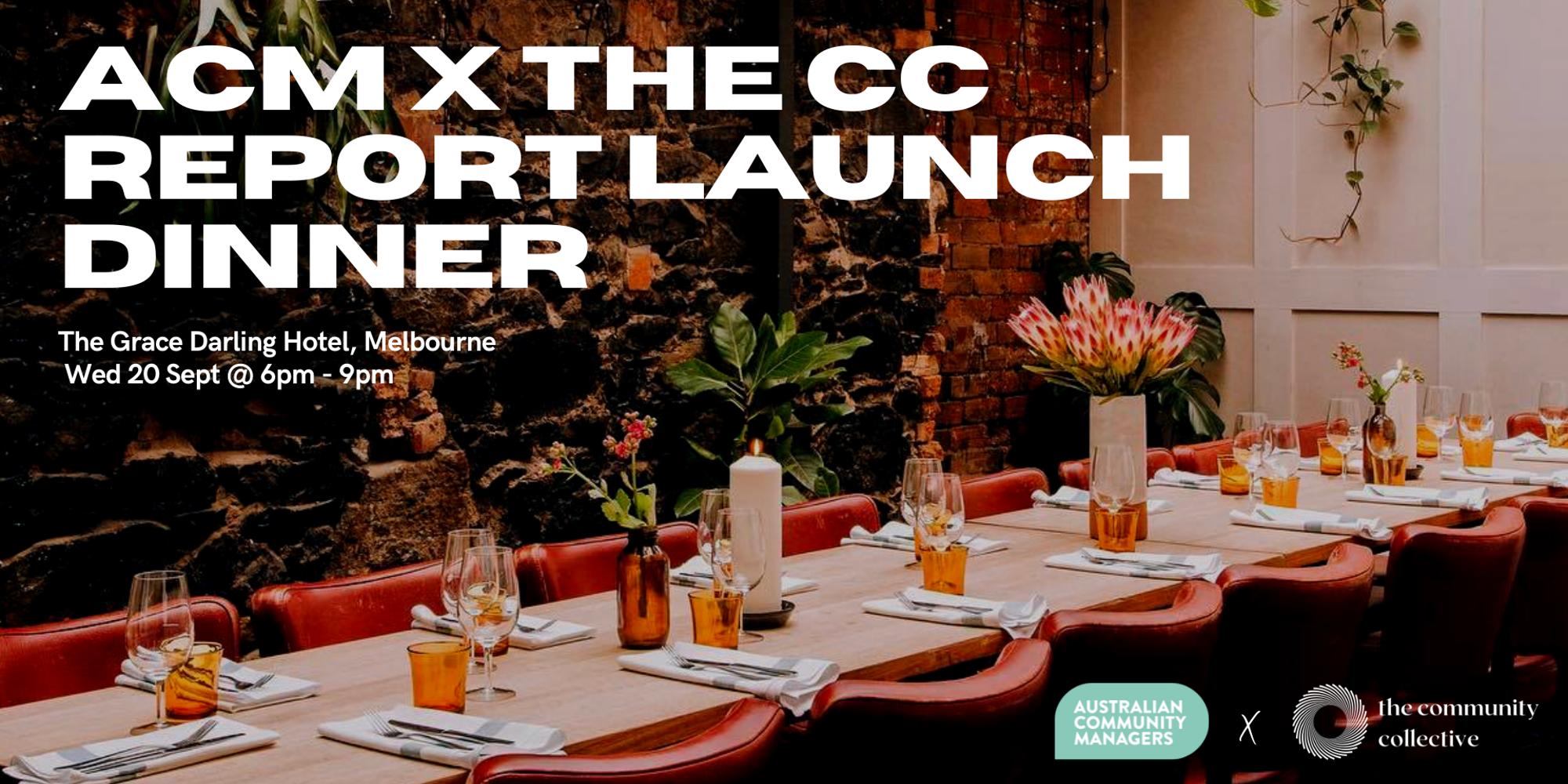 ACM x The CC Report Launch Dinner · Luma