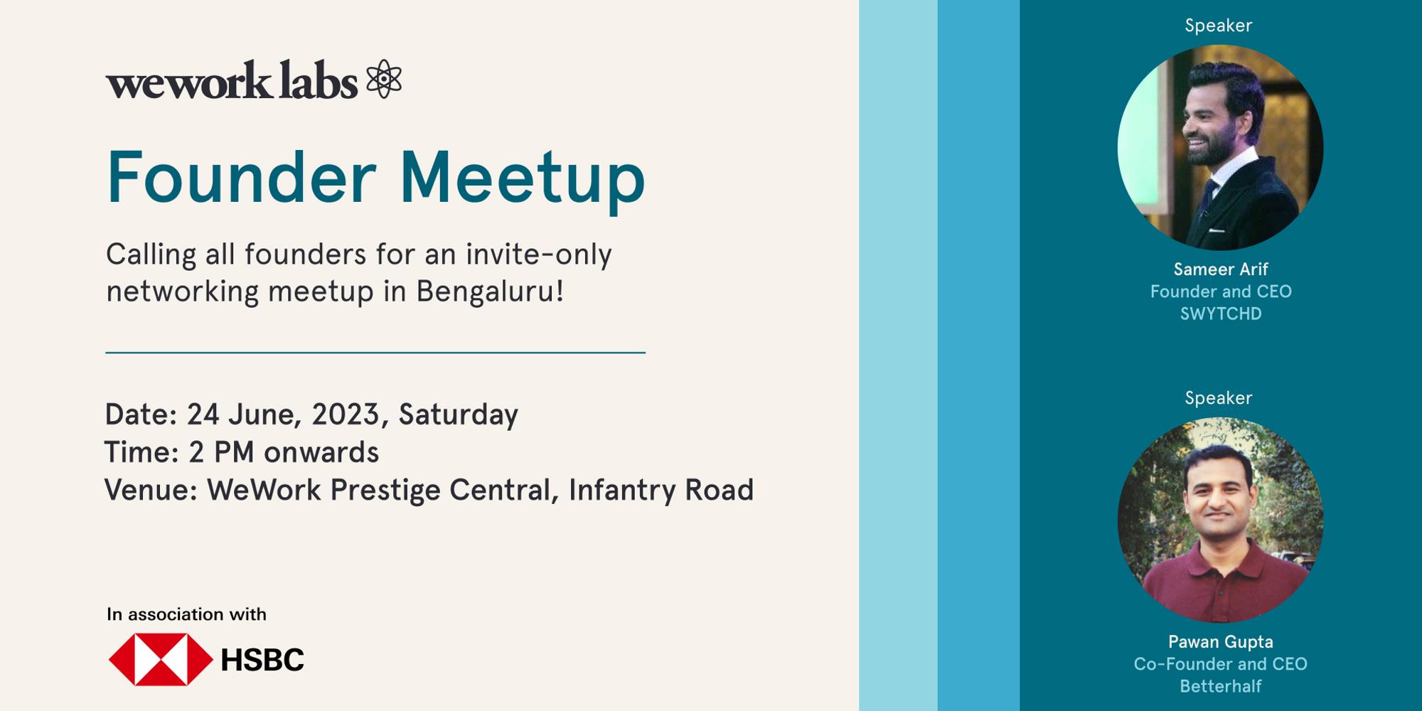 WeWork Labs Founder Meetup · Luma