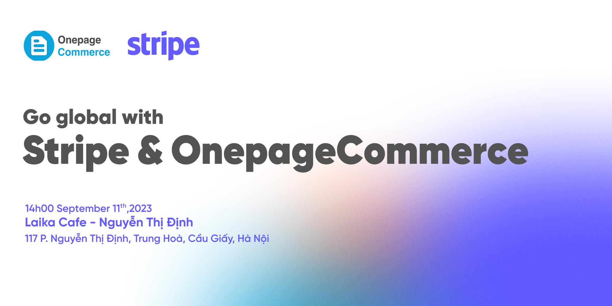 Go global with Stripe & OnepageCommerce · Luma