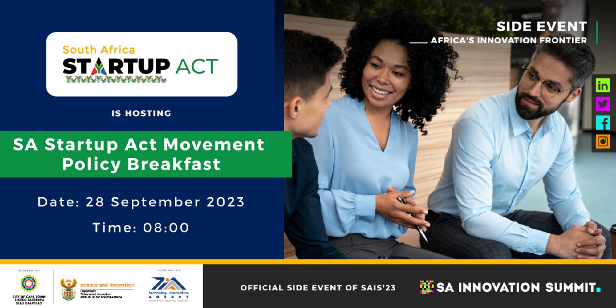 SA Startup Policy Coffee Chat · Luma