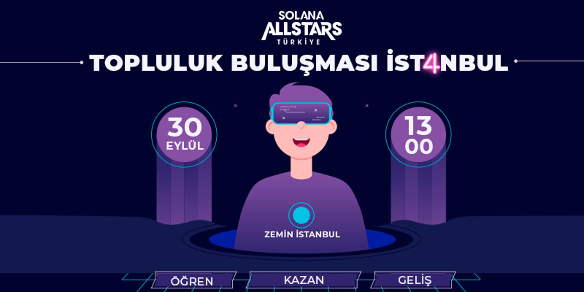 Solana Allstars Topluluk Buluşması İstanbul #4 · Luma