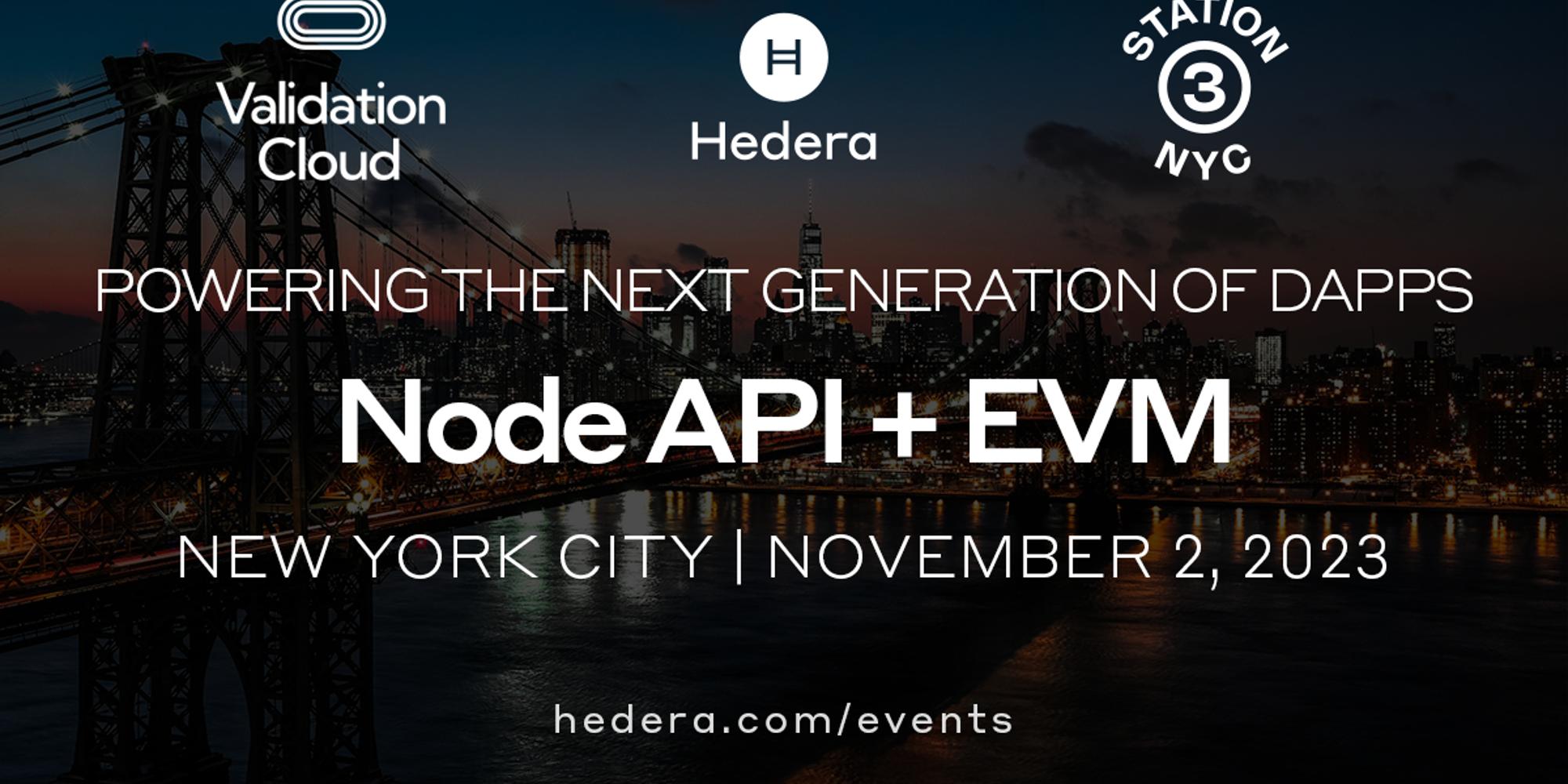 Hedera EVM + Validation Cloud's Node API: Powering the Next Generation of dApps Across Web3 ...