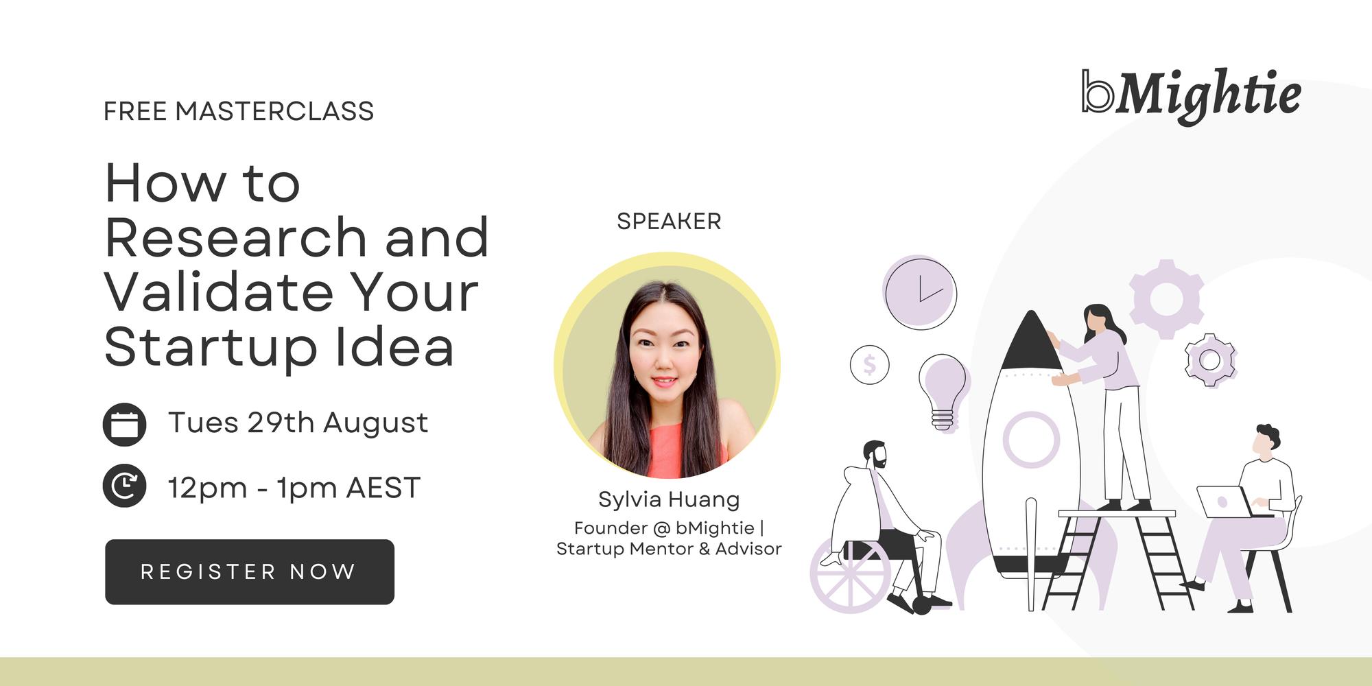 How to Research and Validate Your Startup Idea · Zoom · Luma