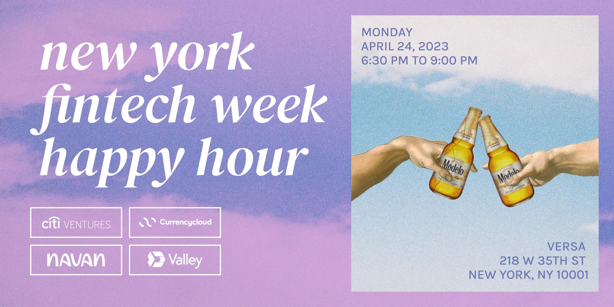 This Week in Fintech: NY Fintech Week Happy Hour · Luma