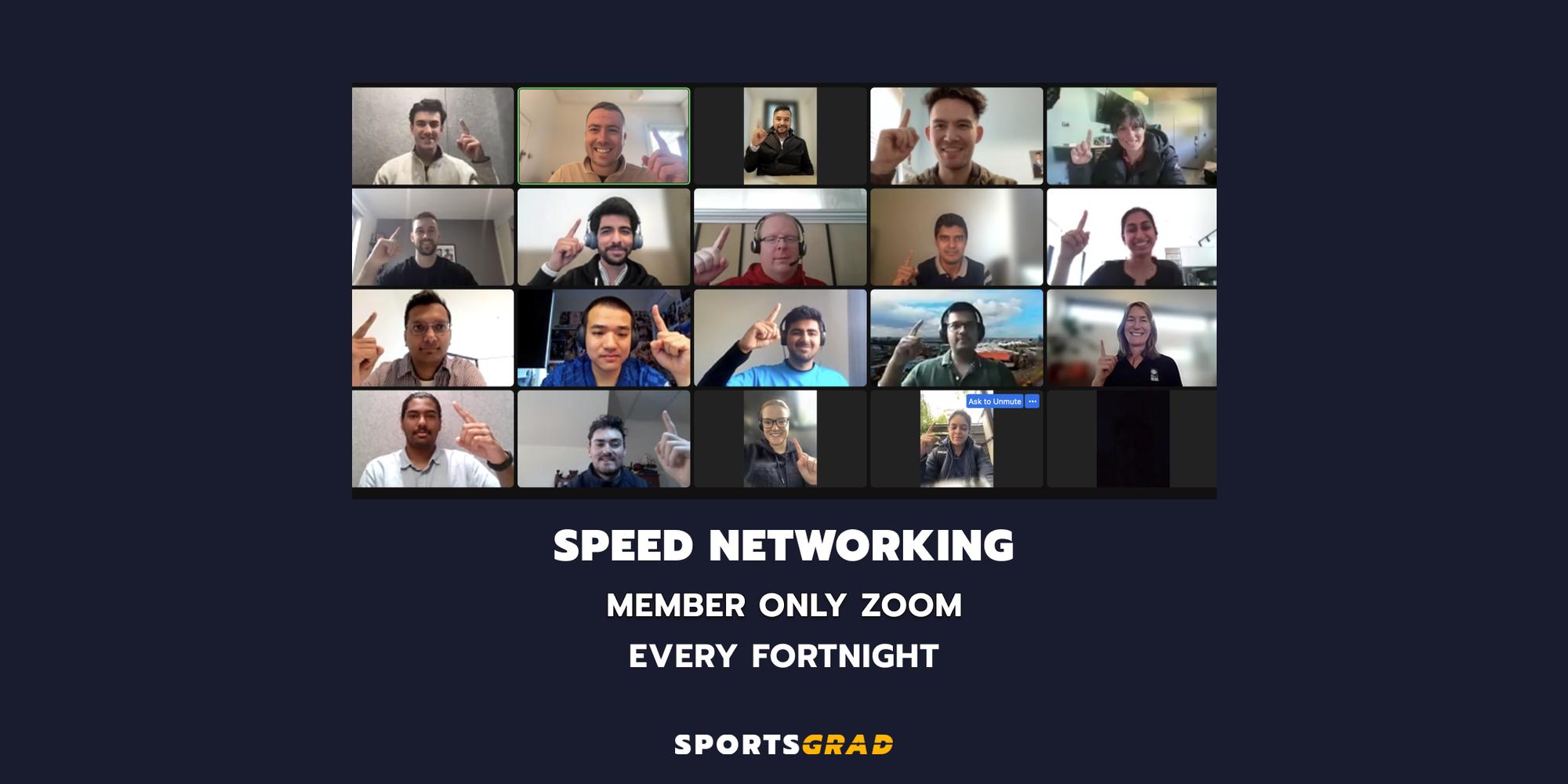 Speed Networking (Member Only) · Zoom · Luma