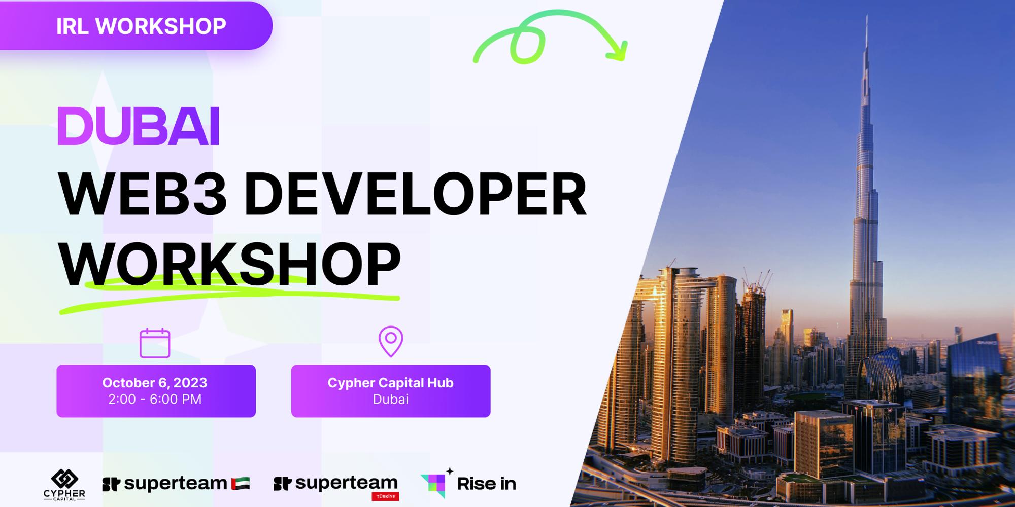 Dubai Web3 Developer Workshop · Luma