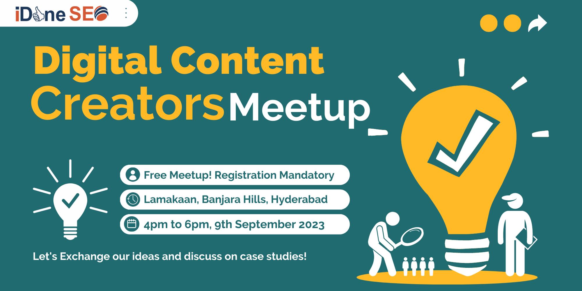 Digital Content Creators Meetup · Luma