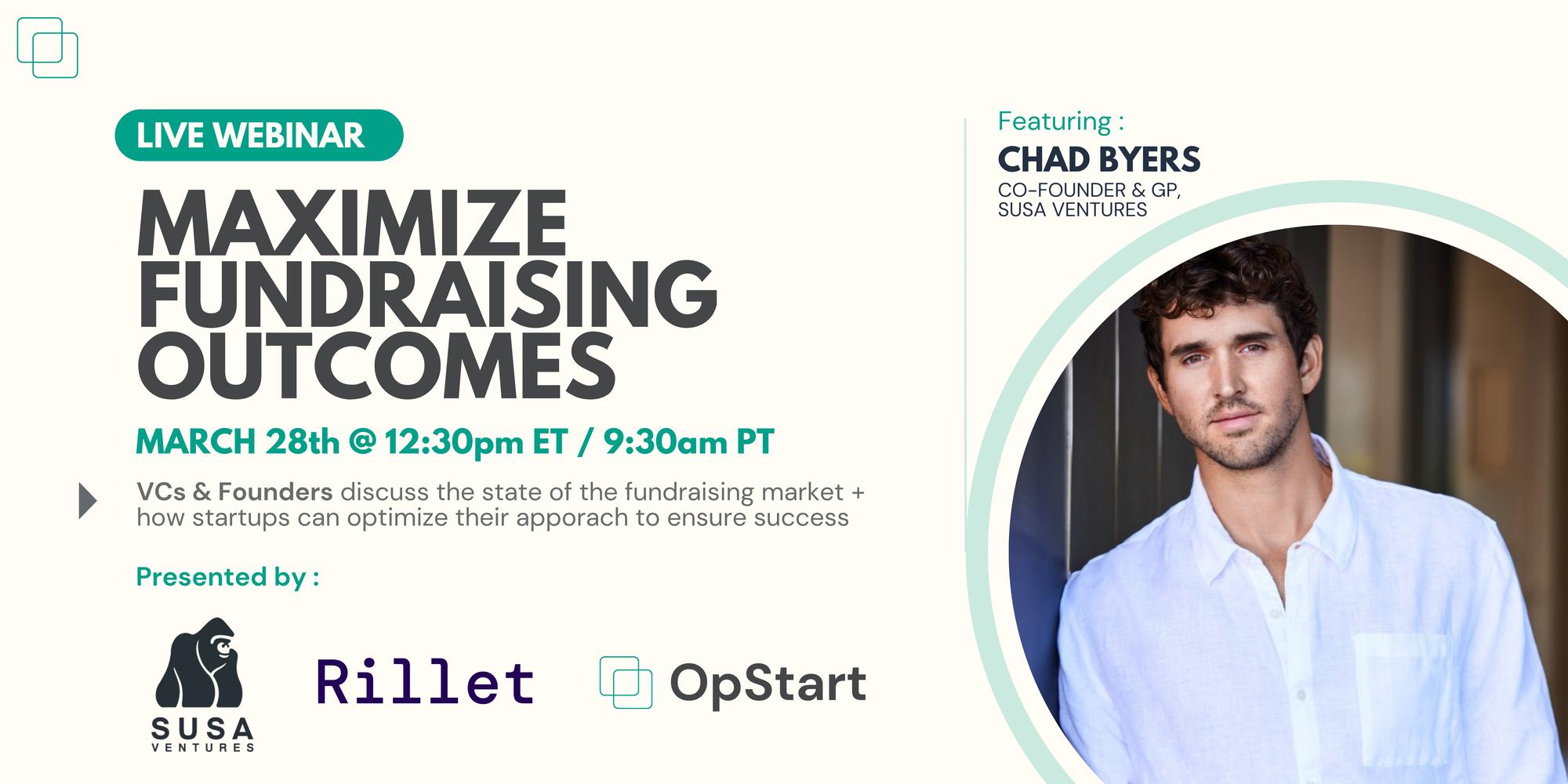 Maximize Fundraising Outcomes (with Chad Byers of Susa Ventures) · Zoom ...