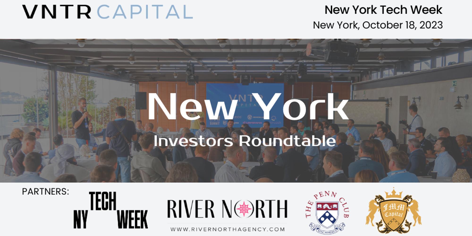 VNTR Investors Roundtable New York at NY #TechWeek · Luma