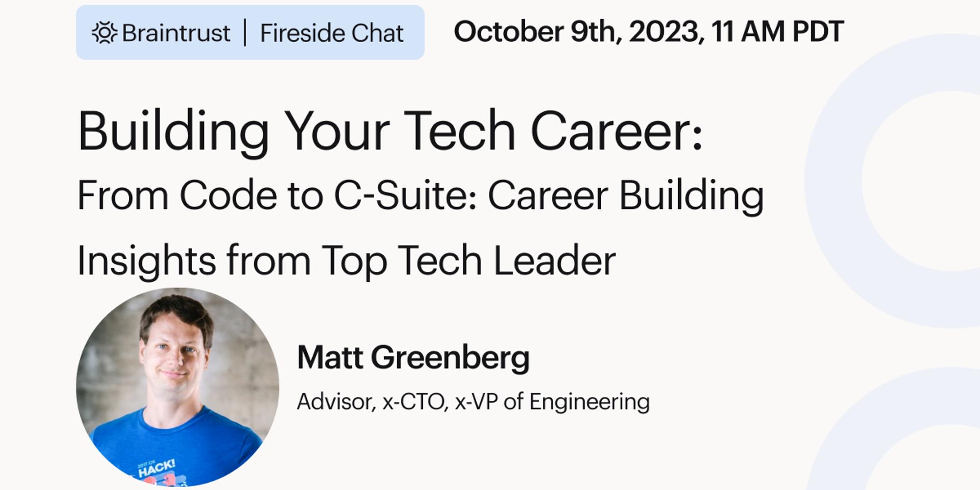 Building Your Tech Career: From Code to C-Suite: Career Building ...