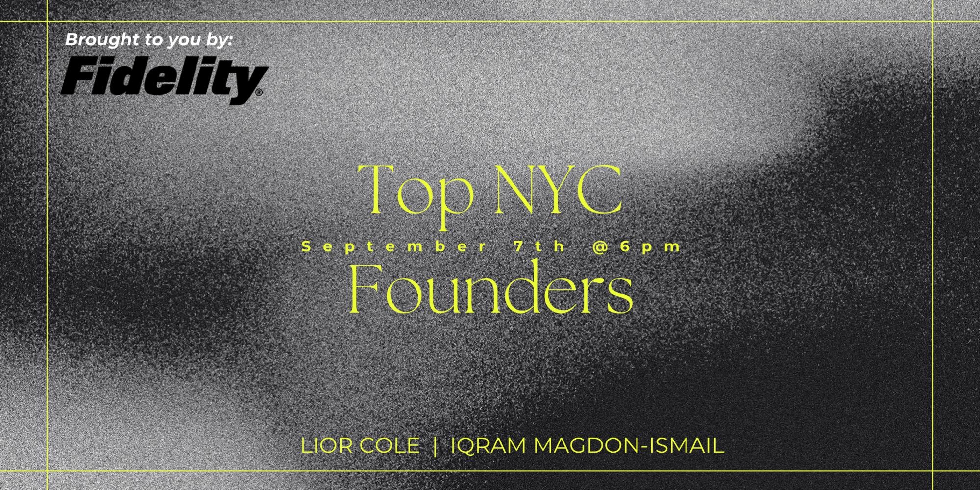 NYC Founder's Mixer · Luma