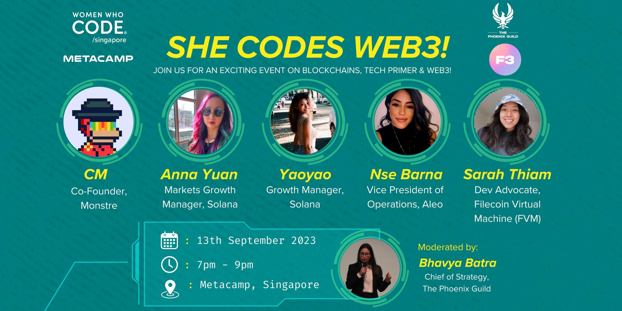 She Codes Web3 · Luma