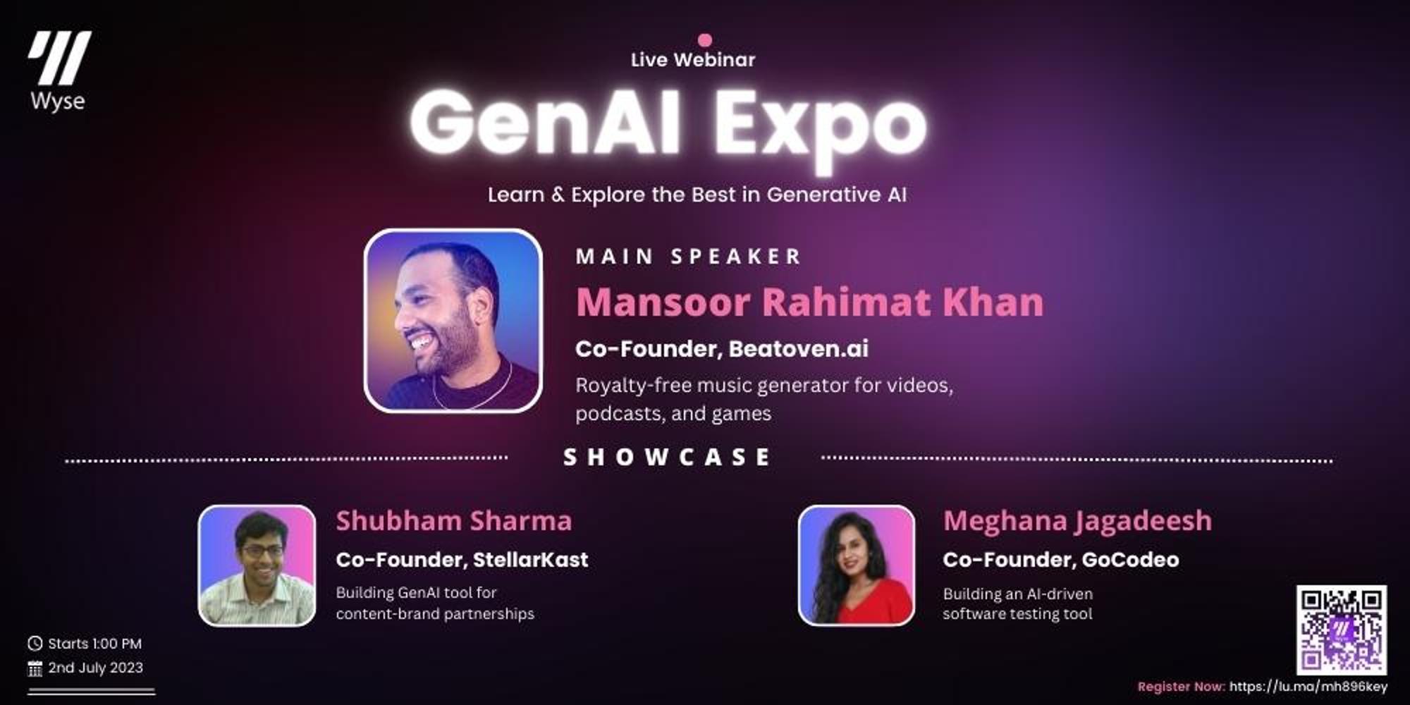 GenAI Expo: Unleashing the creativity through AI | 2 July | Online (Reg ...