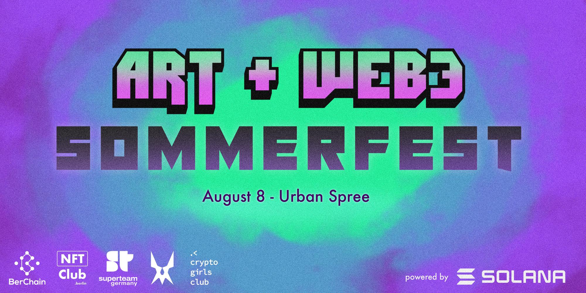 ART & WEB3 SOMMERFEST · Luma