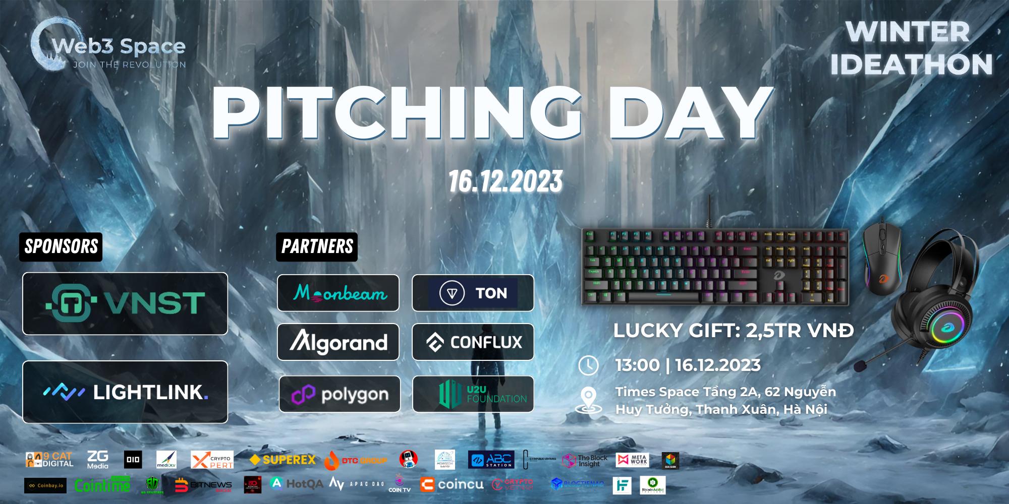 WEB3 SPACE - WINTER IDEATHON - PITCHING DAY · Luma