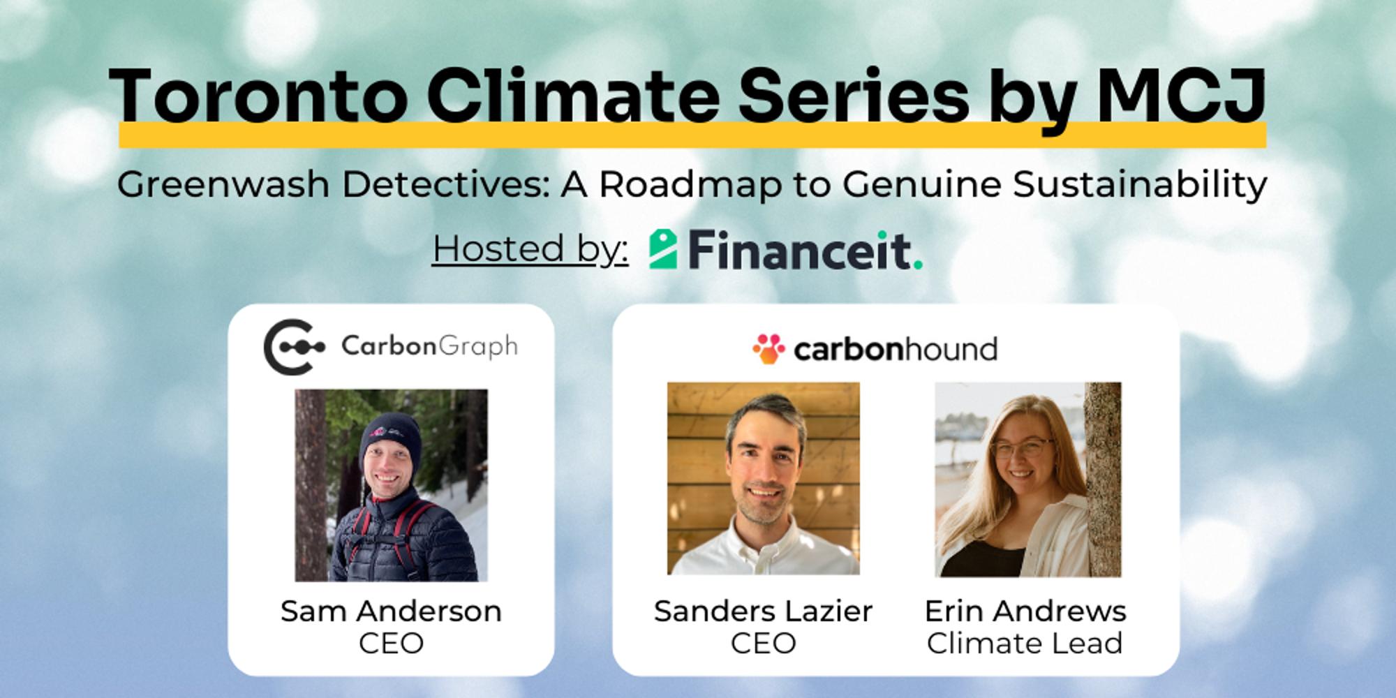 Toronto Climate Series by MCJ - Greenwash Detectives: A Roadmap to ...