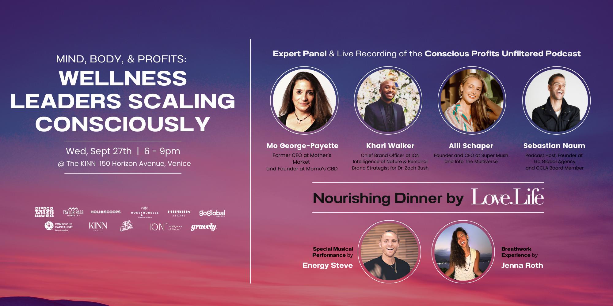 Mind, Body and Profits: Wellness Leaders Scaling Consciously · Luma
