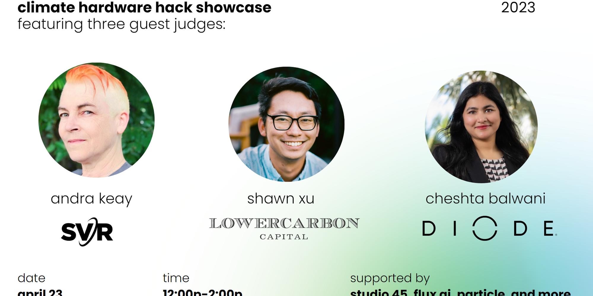 climate hardware hack showcase · Luma