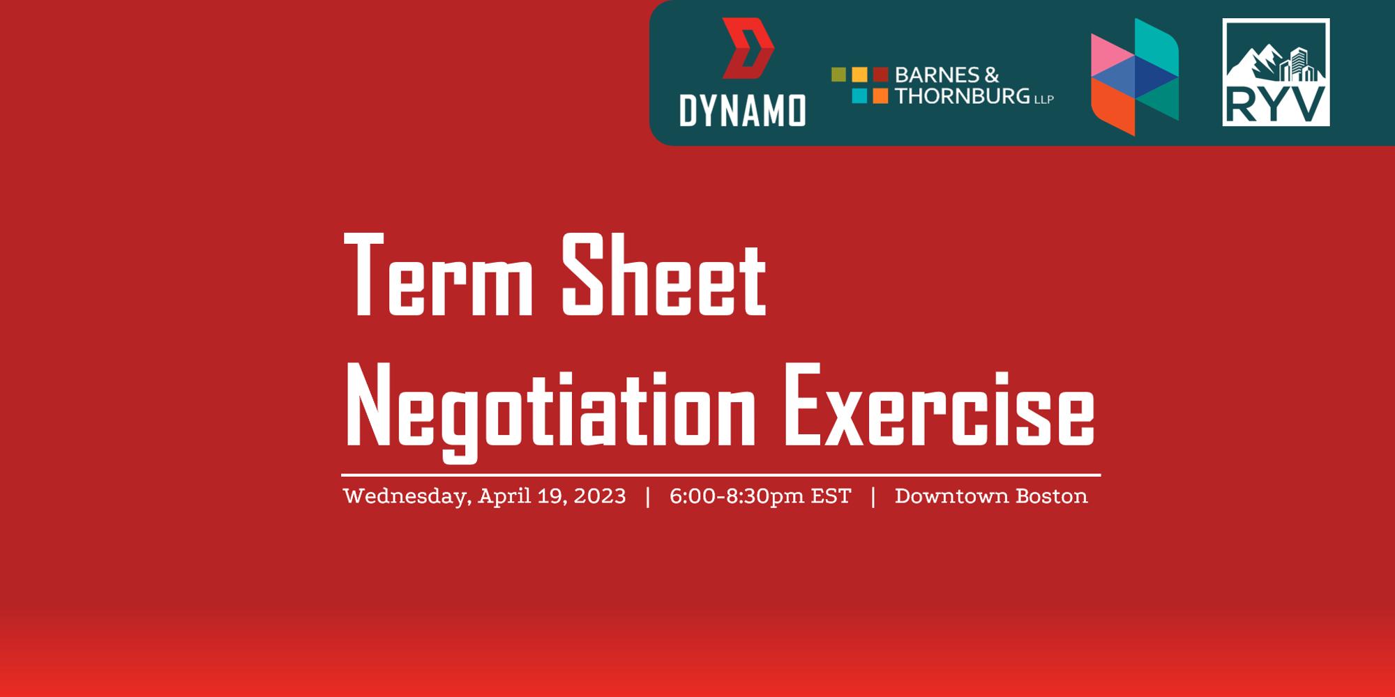 Term Sheet Negotiation Exercise · Luma