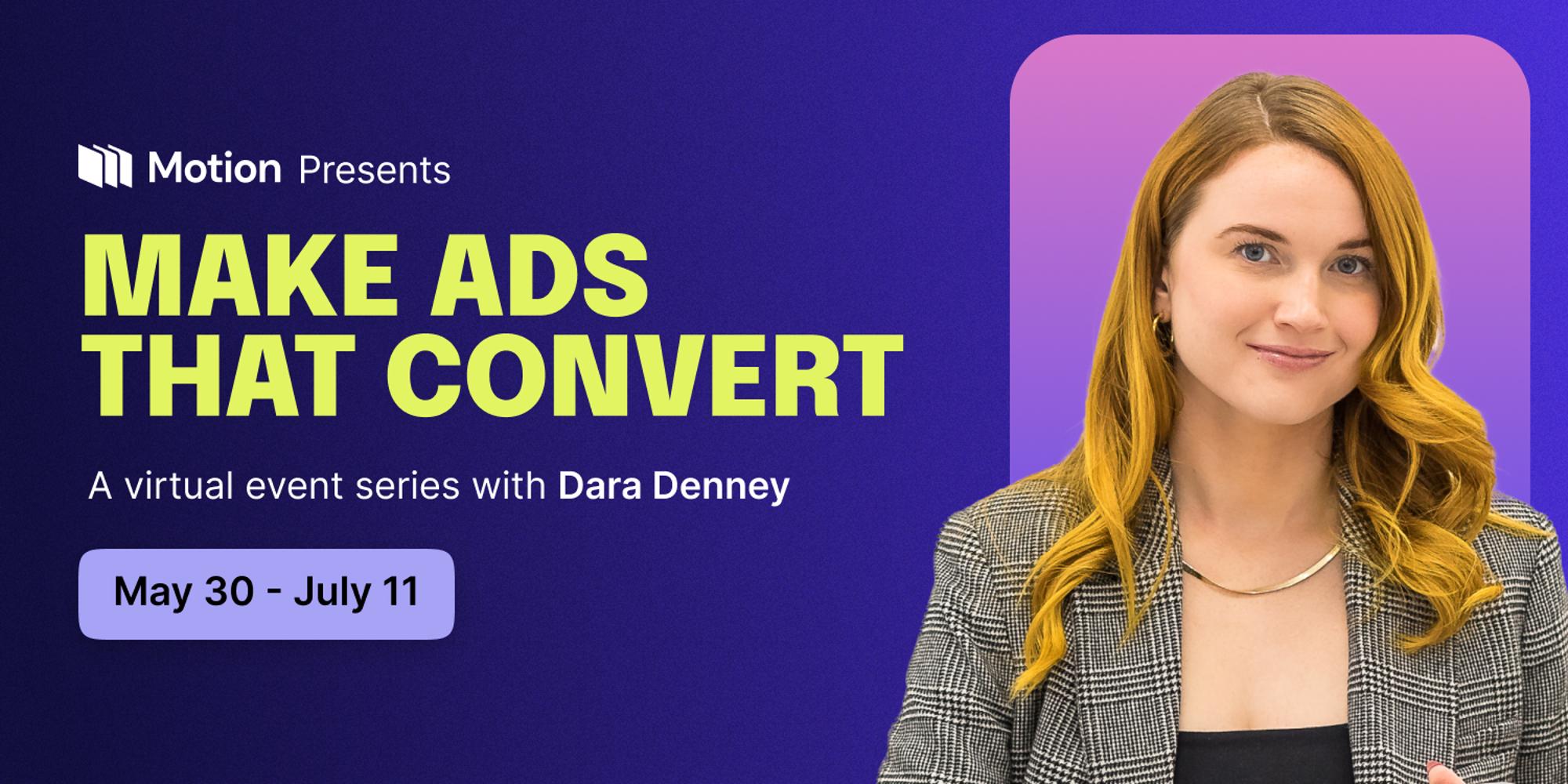Dara Denney & Motion: Maximize creative performance – round up of top trends and formats · Luma