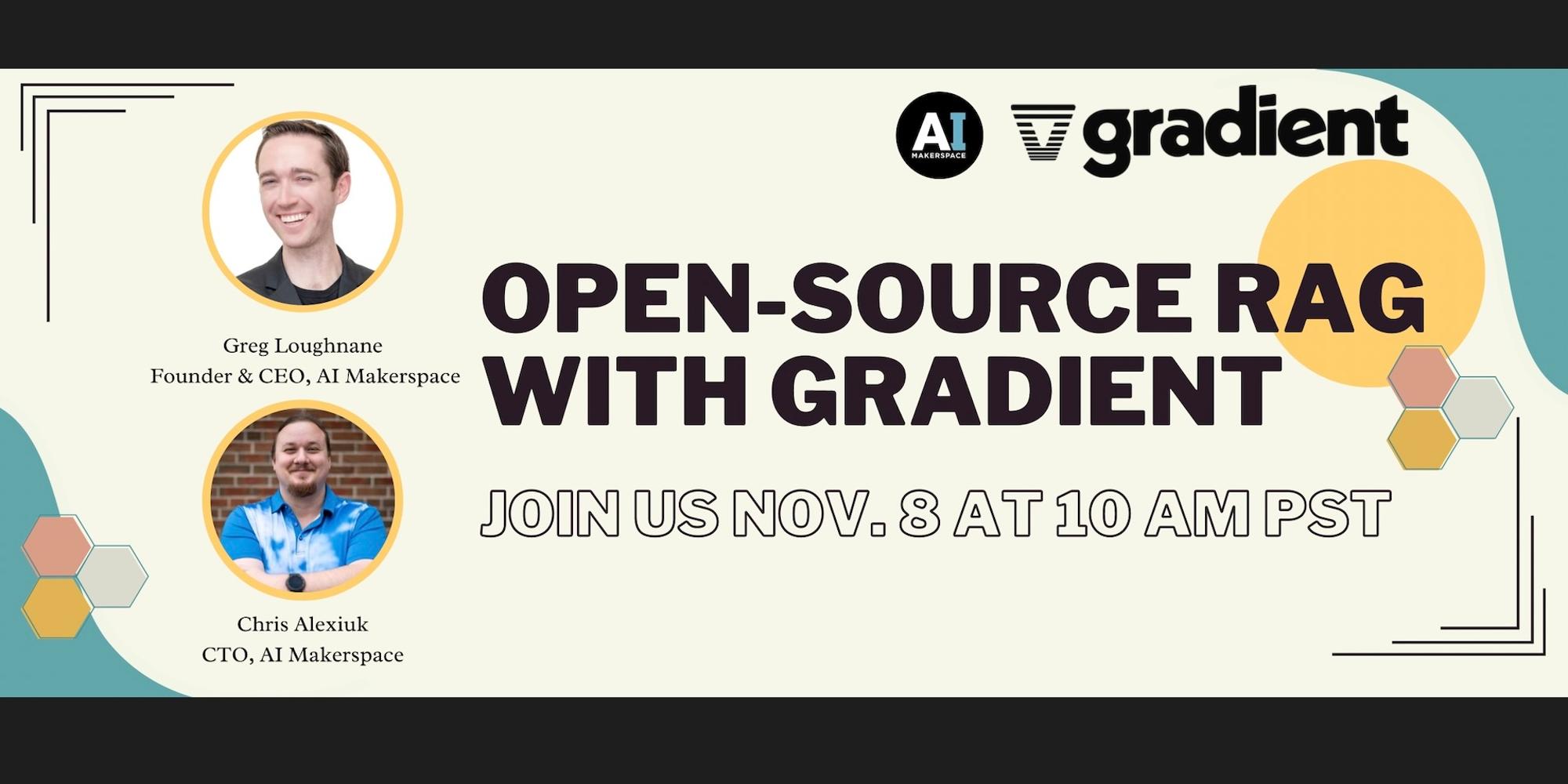 Open-Source RAG with Gradient · Luma