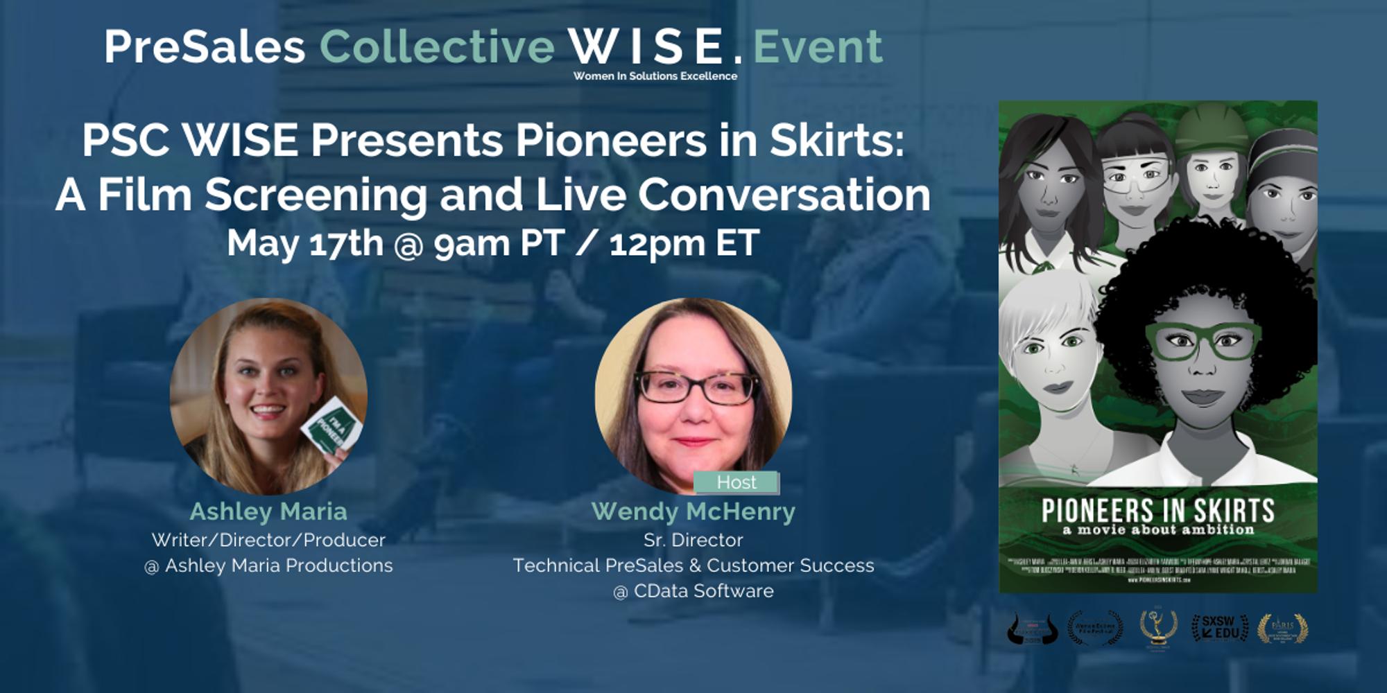 PSC WISE Presents Pioneers in Skirts: A Film Screening and Live ...