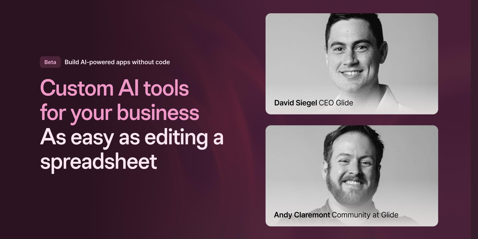 Introducing Glide AI · Luma