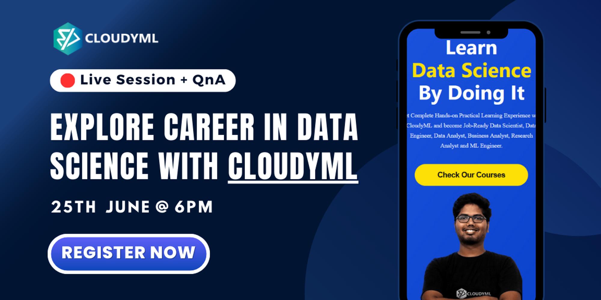 CloudyML Live Course Demo Session + QnA · Zoom · Luma