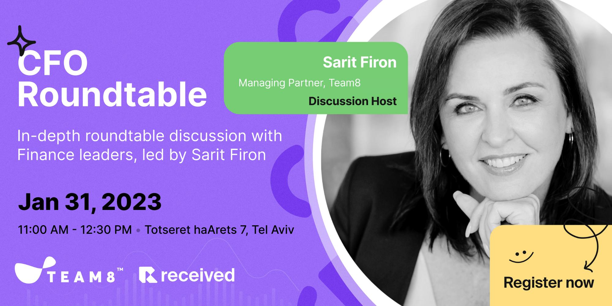 CFO Roundtable with Sarit Firon · Luma