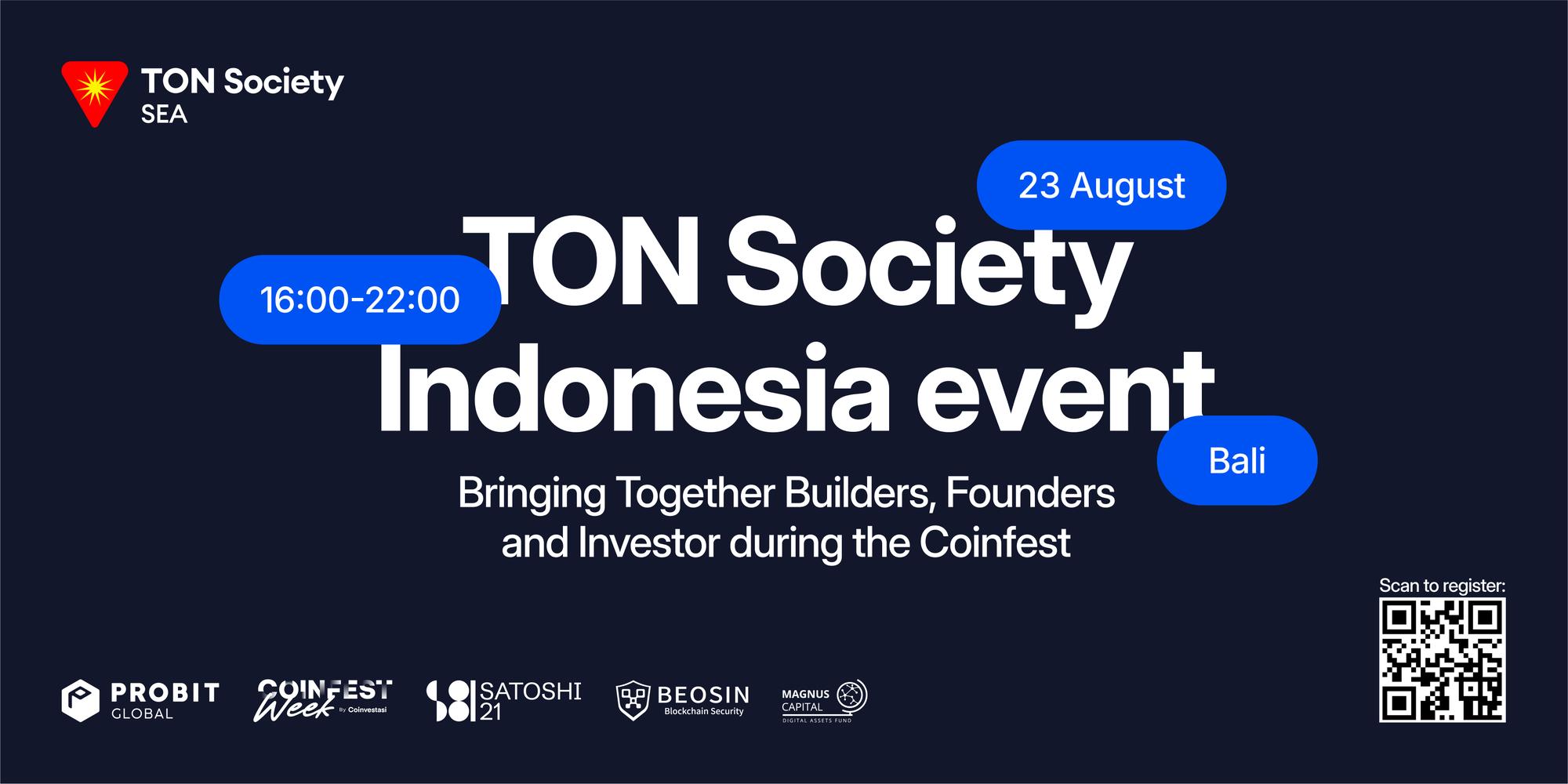 TON Society Indonesia Event 🇮🇩 · Luma