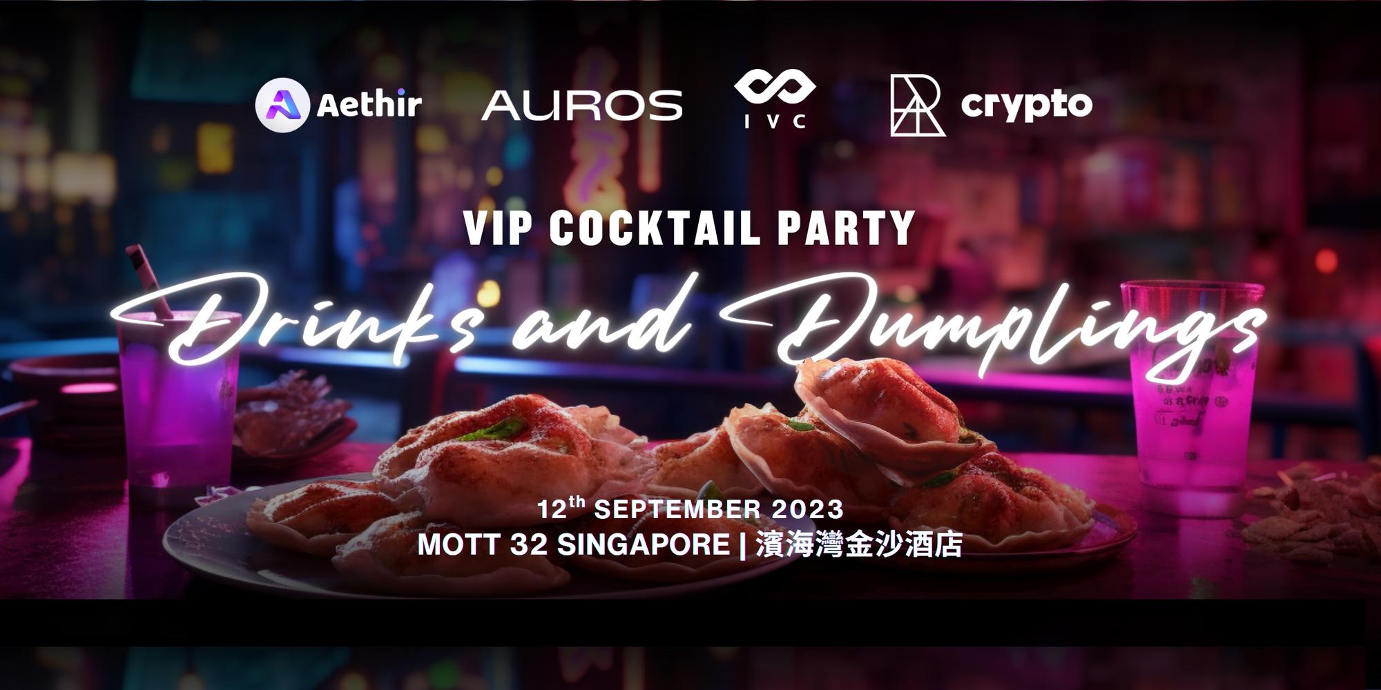 Auros • Aethir • IVC • Republic Crypto - VIP cocktail party @ Mott32 · Luma