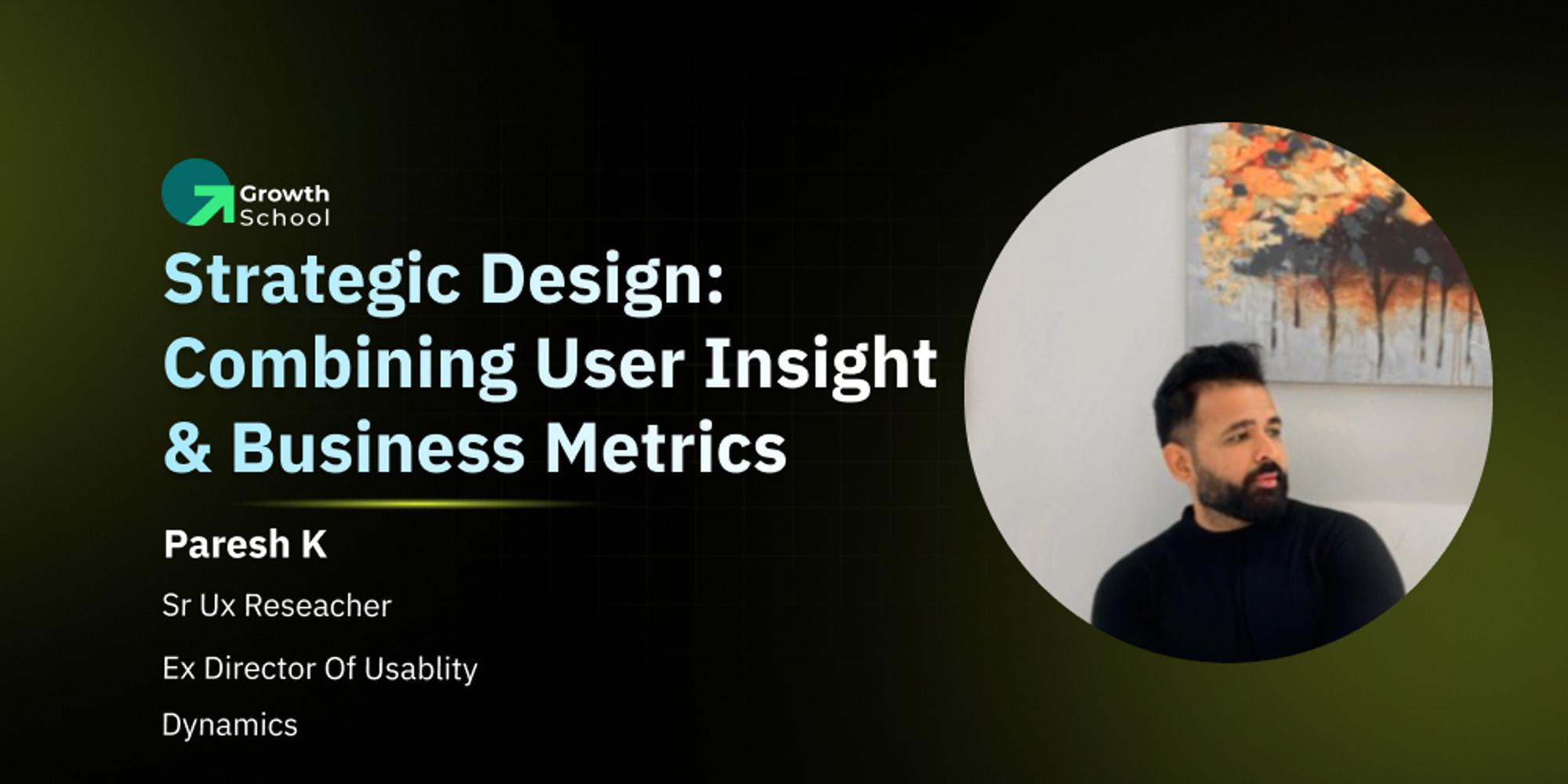 Strategic Design: Combining User Insight & Business Metrics · Zoom · Luma