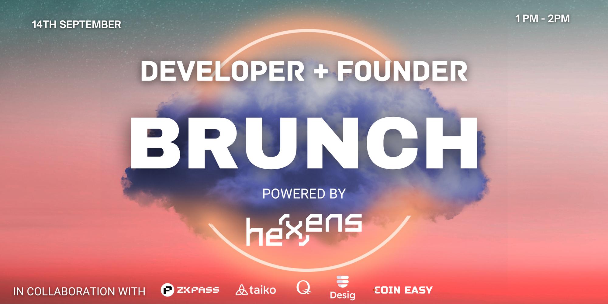 Developer + Founder Brunch · Luma