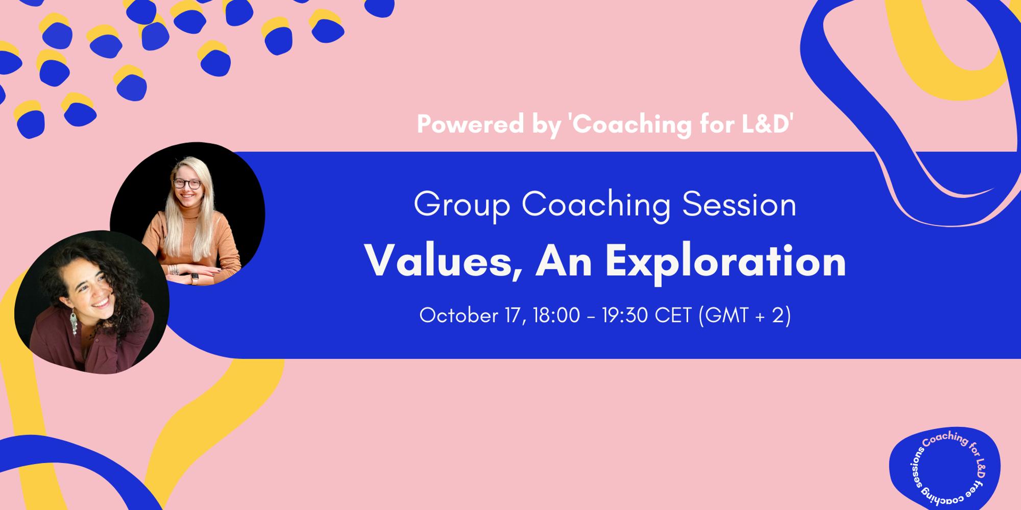 Group Coaching Values, an exploration 🗻 · Zoom · Luma
