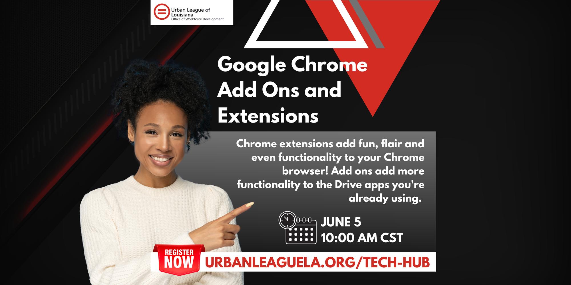 Google Chrome Add Ons and Extensions · Zoom · Luma