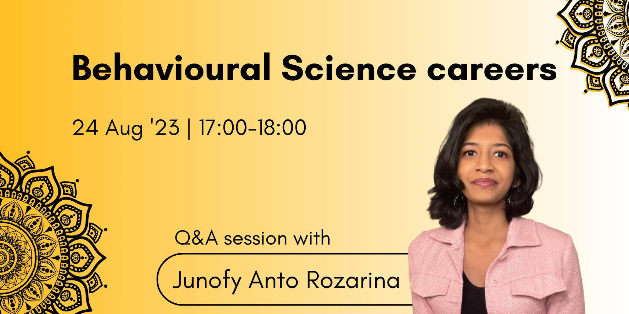 Careers in Behavioural Science · Luma