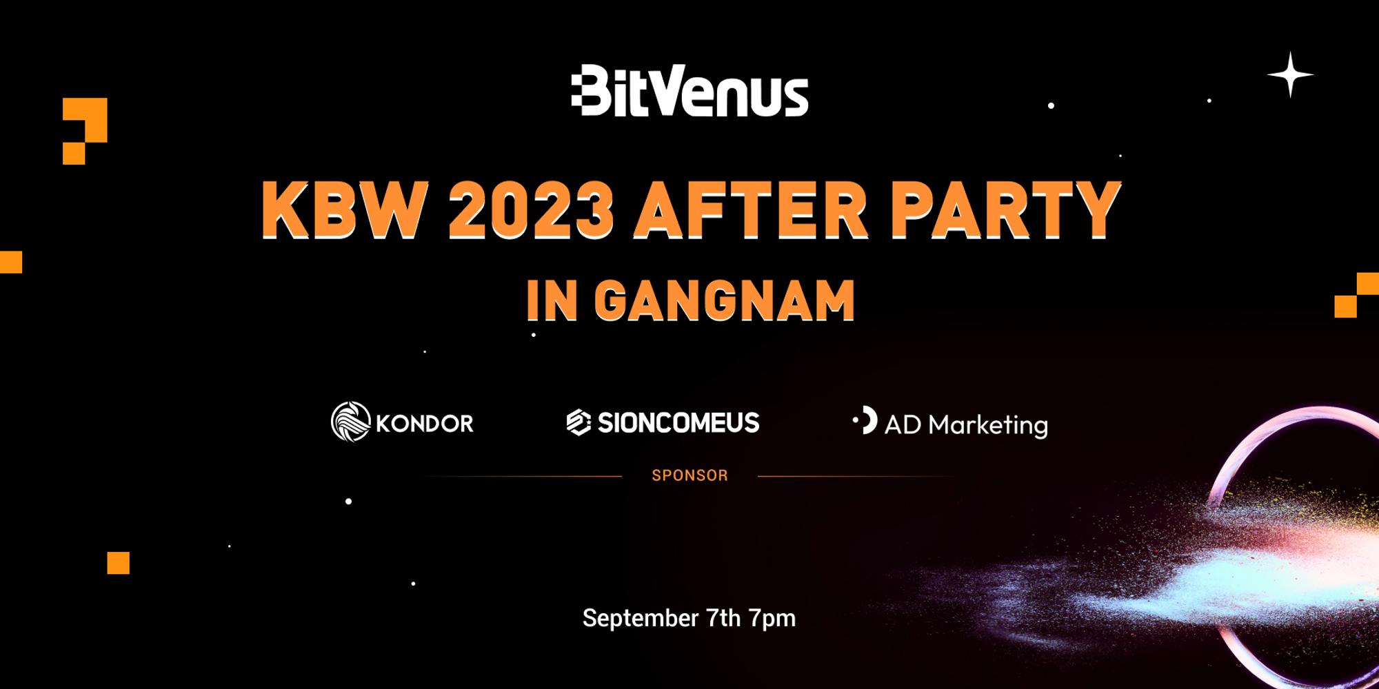 BitVenus KBW 2023 Afterparty · Luma